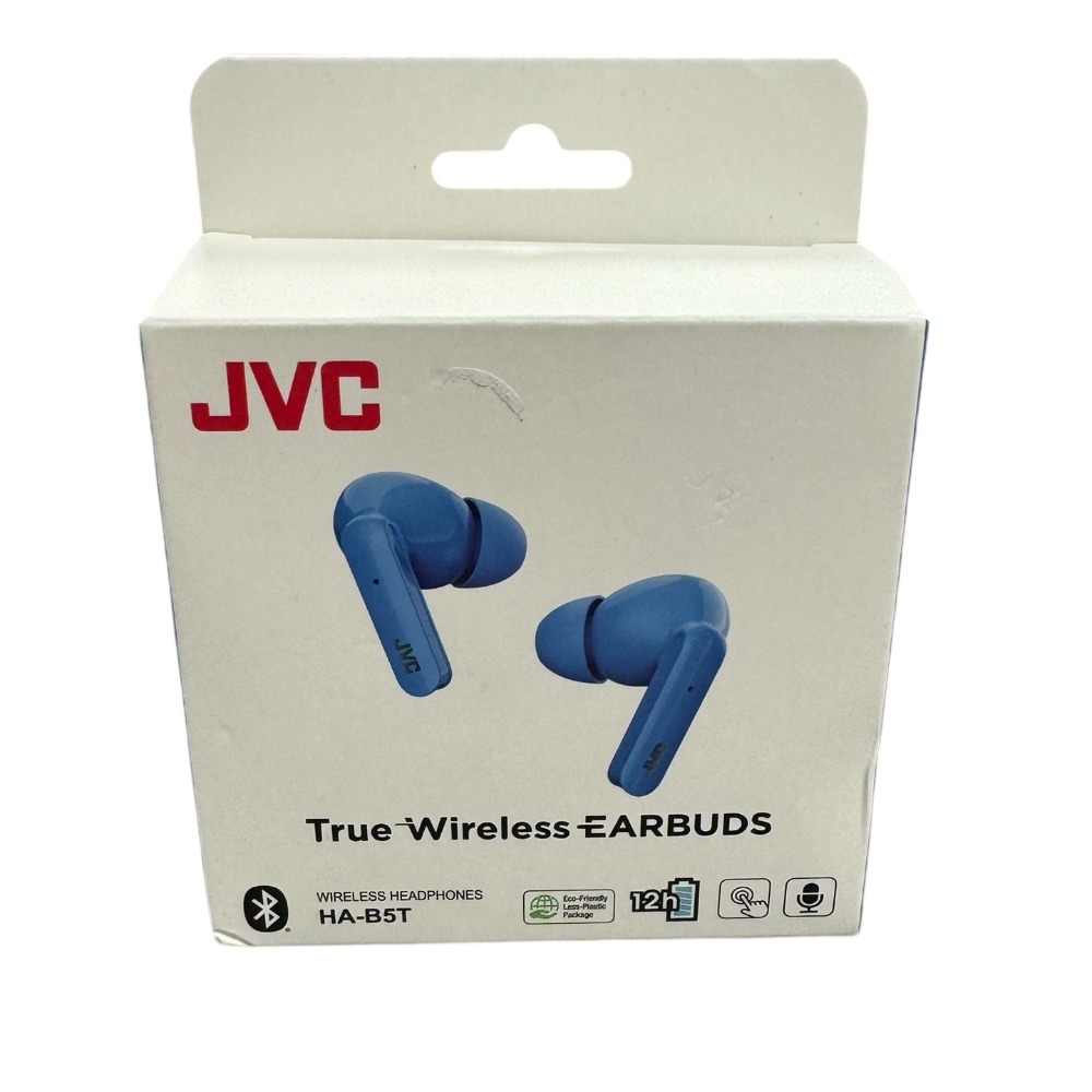 New JVC True Wireless Earbuds Bluetooth Headphones (Blue) - Own4Less